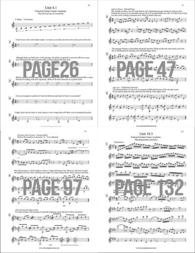 Progressive Sight Reading for Classical Guitar